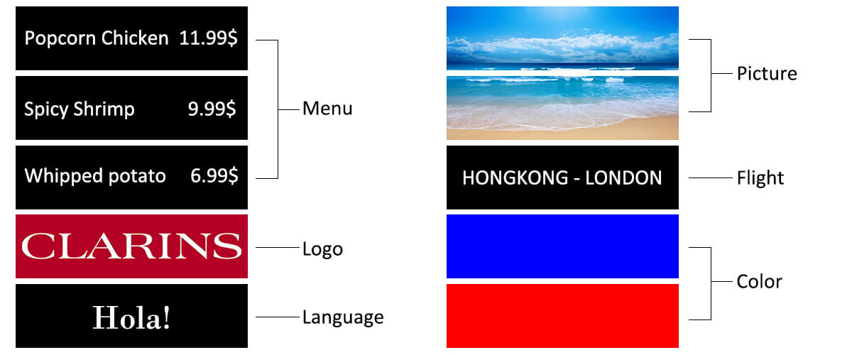 Bar-type split flap | Triple Swords