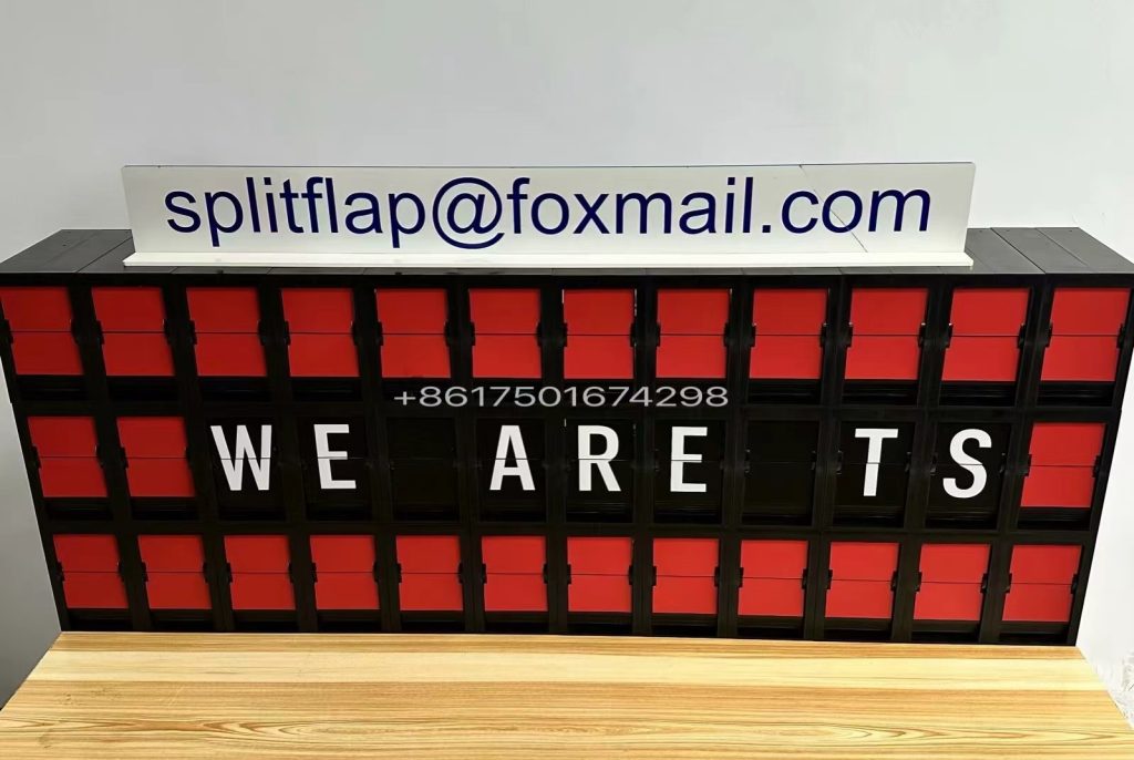 Triple Swords - Manufacturer of split flap display | Fully customizable