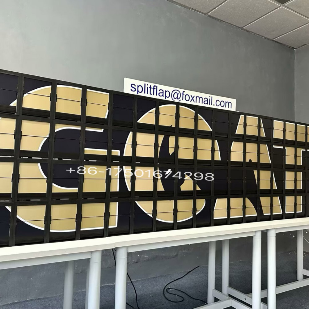 Triple Swords - Manufacturer of split flap display | Fully customizable