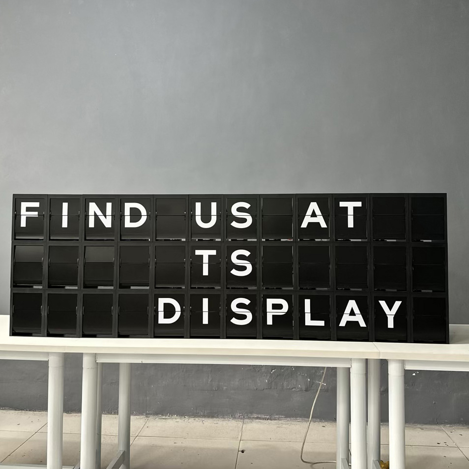 Triple Swords | TS Display creates custom Split Flap & Picture Flap ...